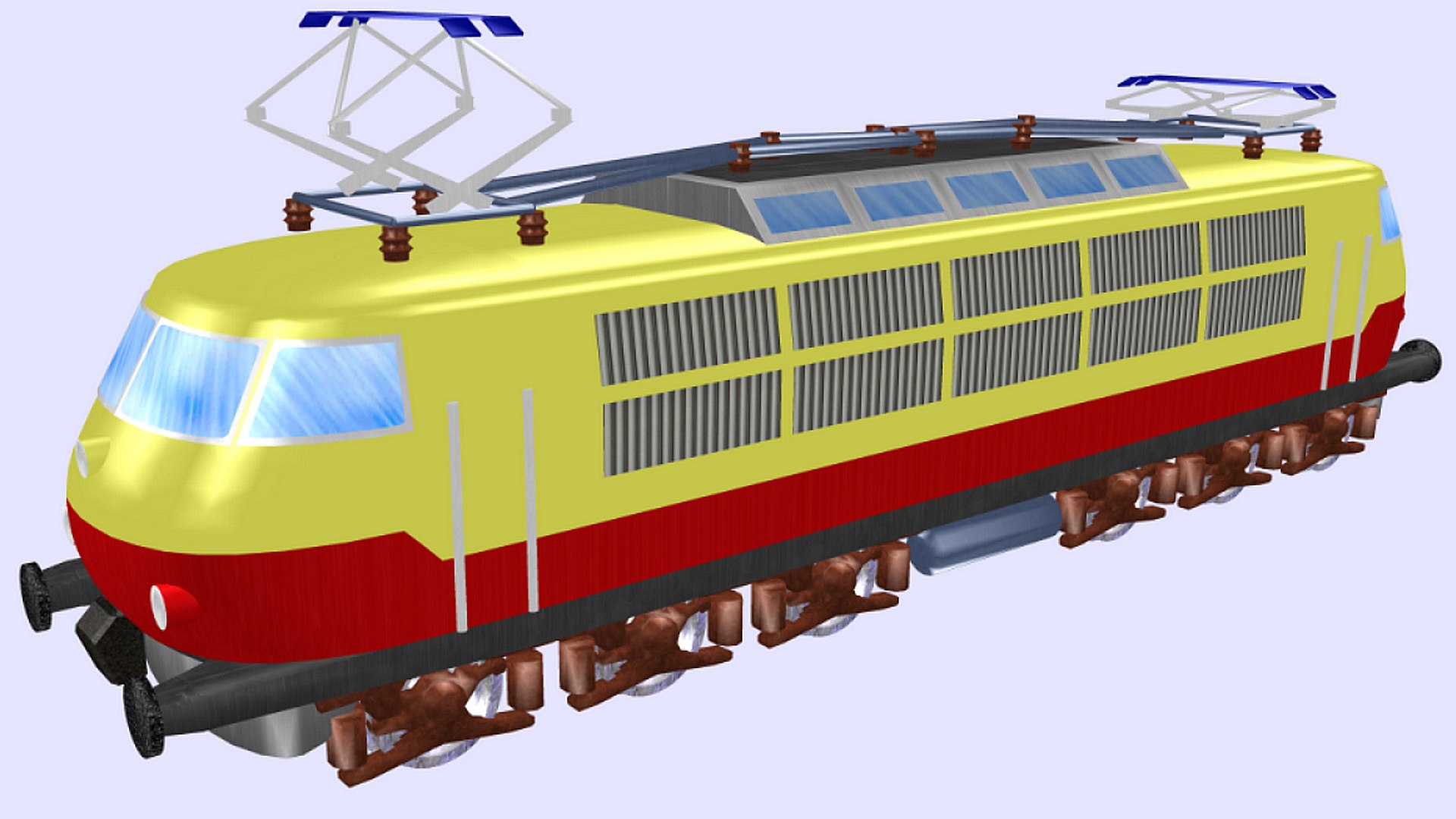 전기 기관차 e103 3D 모델 - TurboSquid 1707667