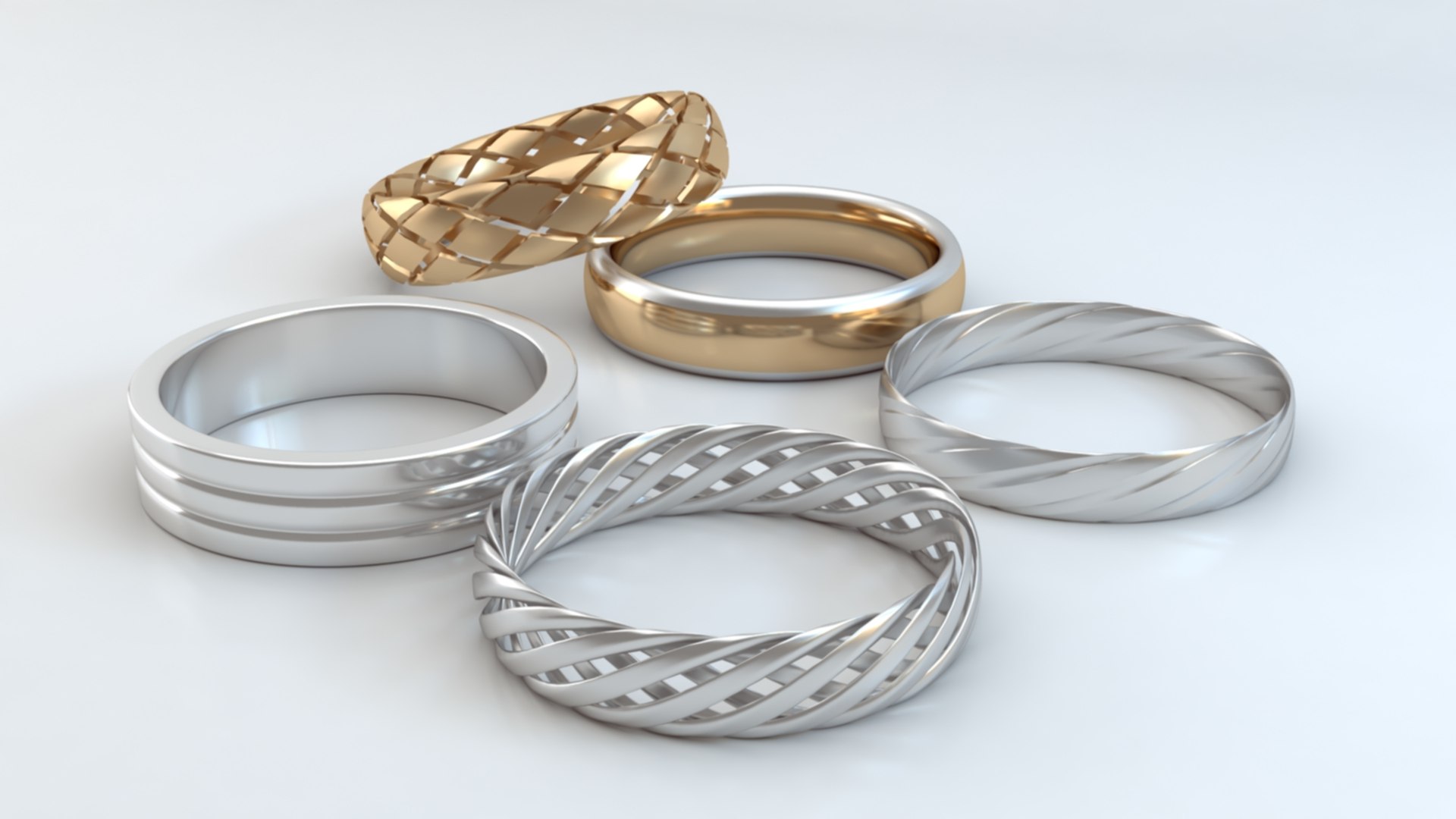 Rings 3D Model - TurboSquid 2118752