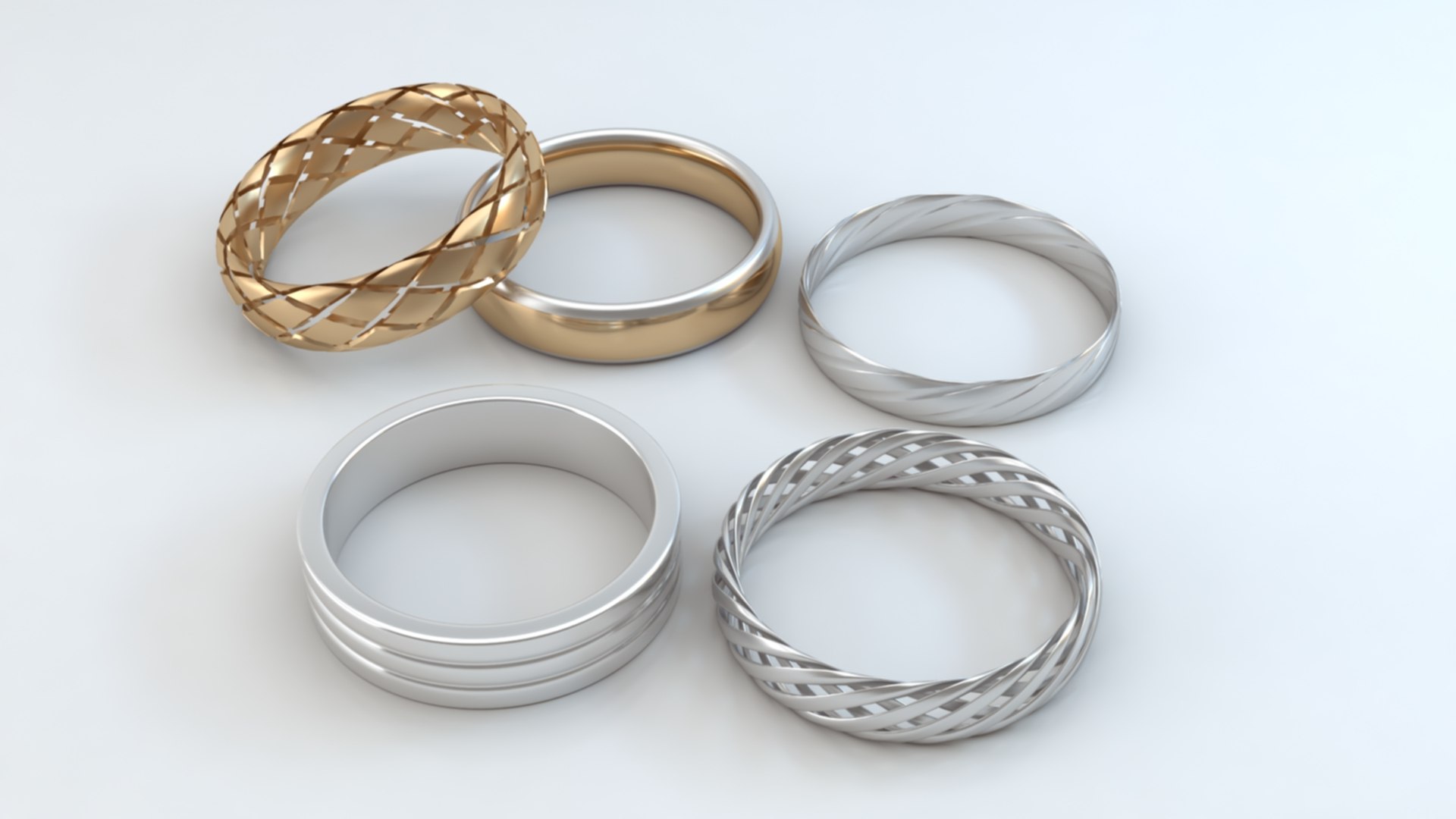 Rings 3D Model - TurboSquid 2118752