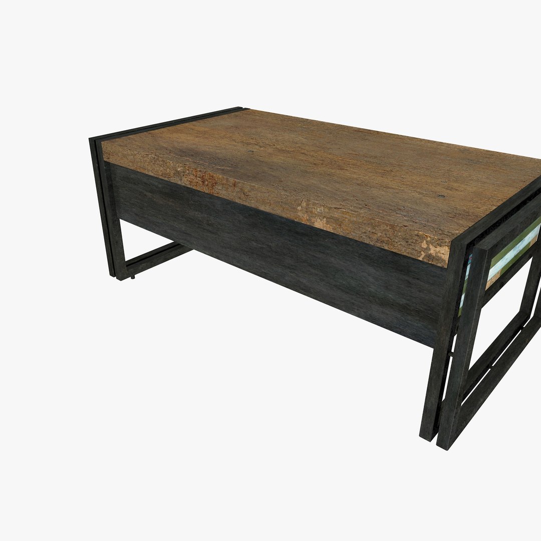 3D Loft Coffee Table - TurboSquid 2133376