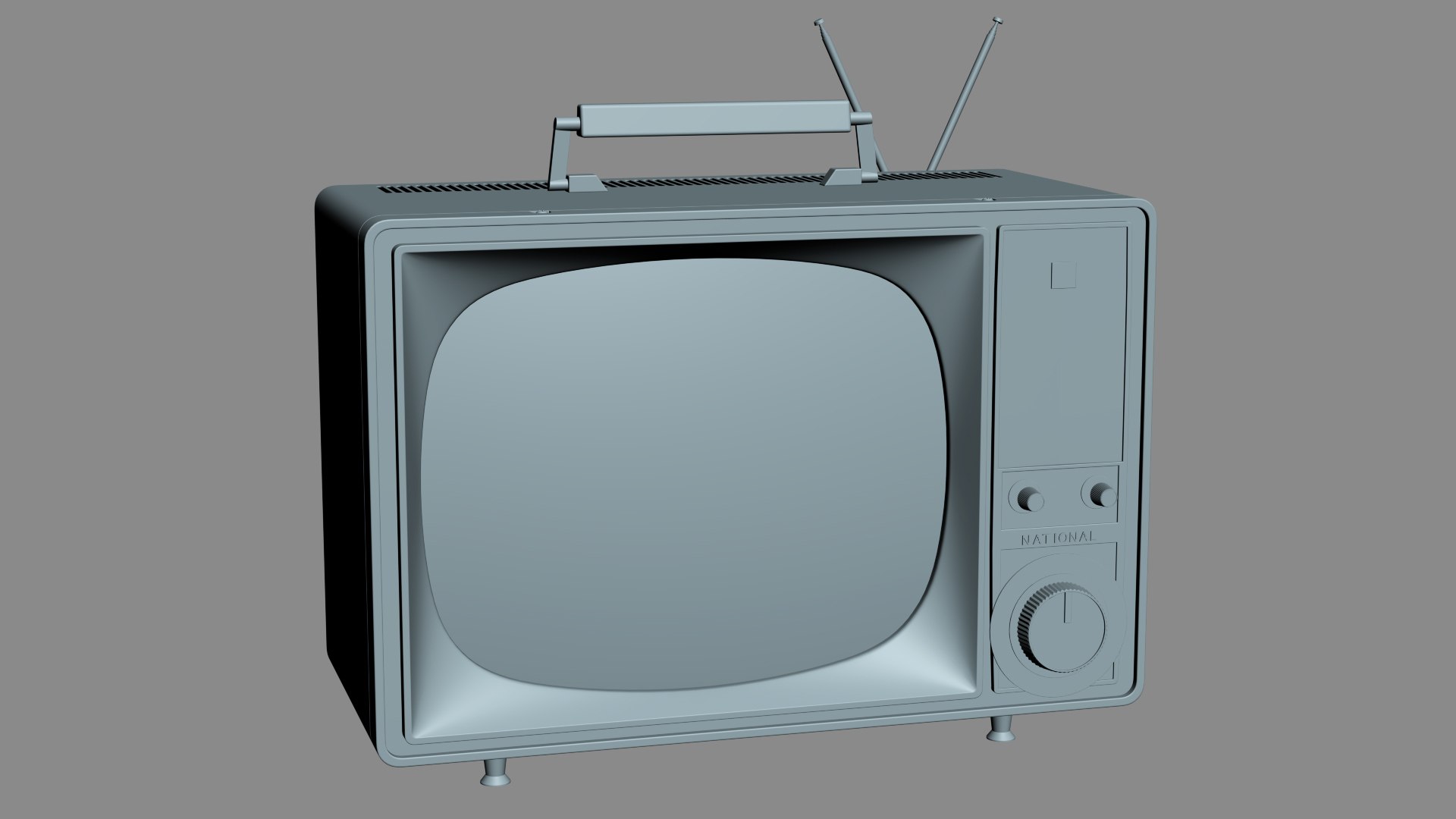 3D Retro TV Matsushita - TurboSquid 2077093