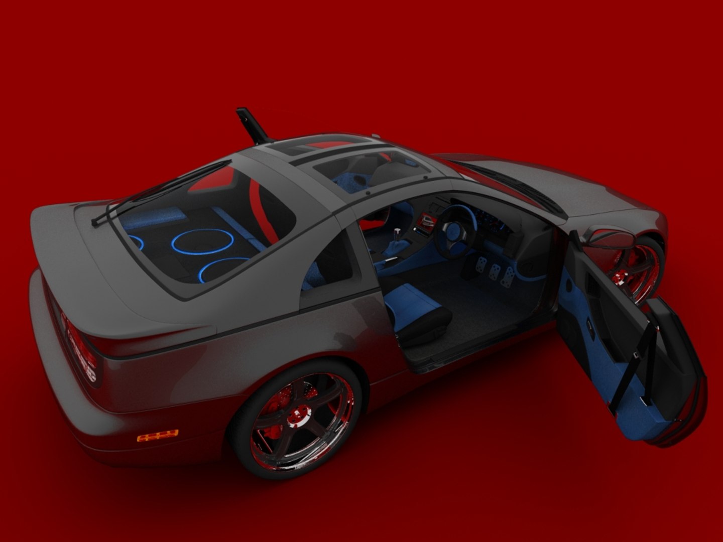 Nissan 300zx Twin 3d Max