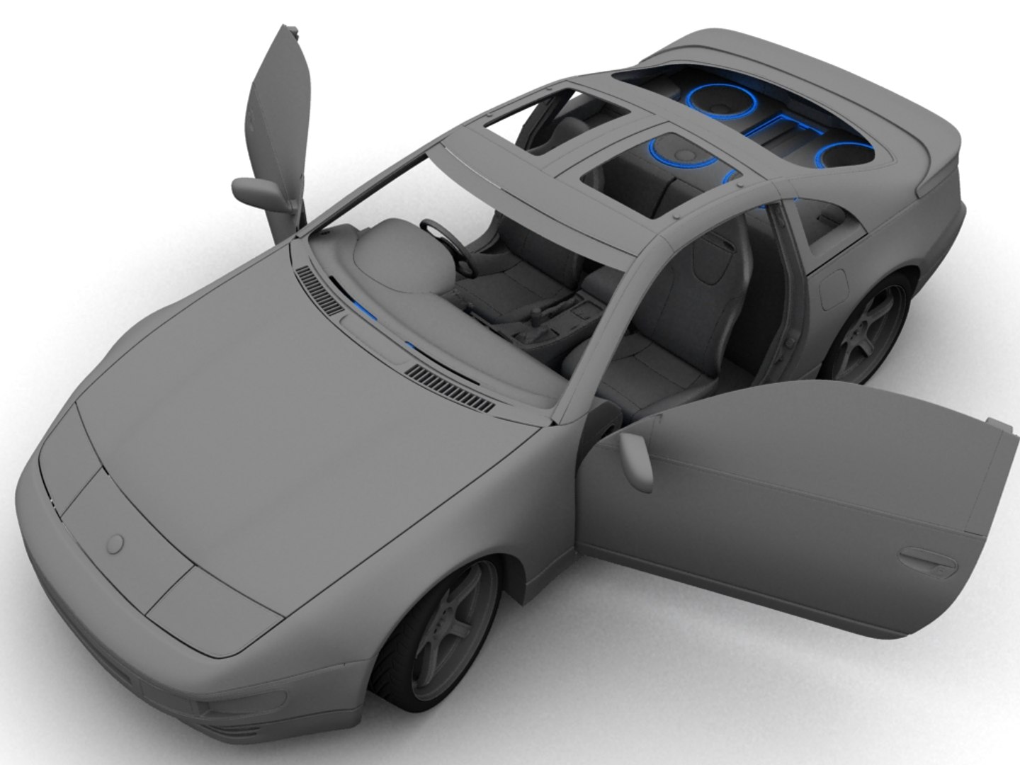 Nissan 300zx Twin 3d Max