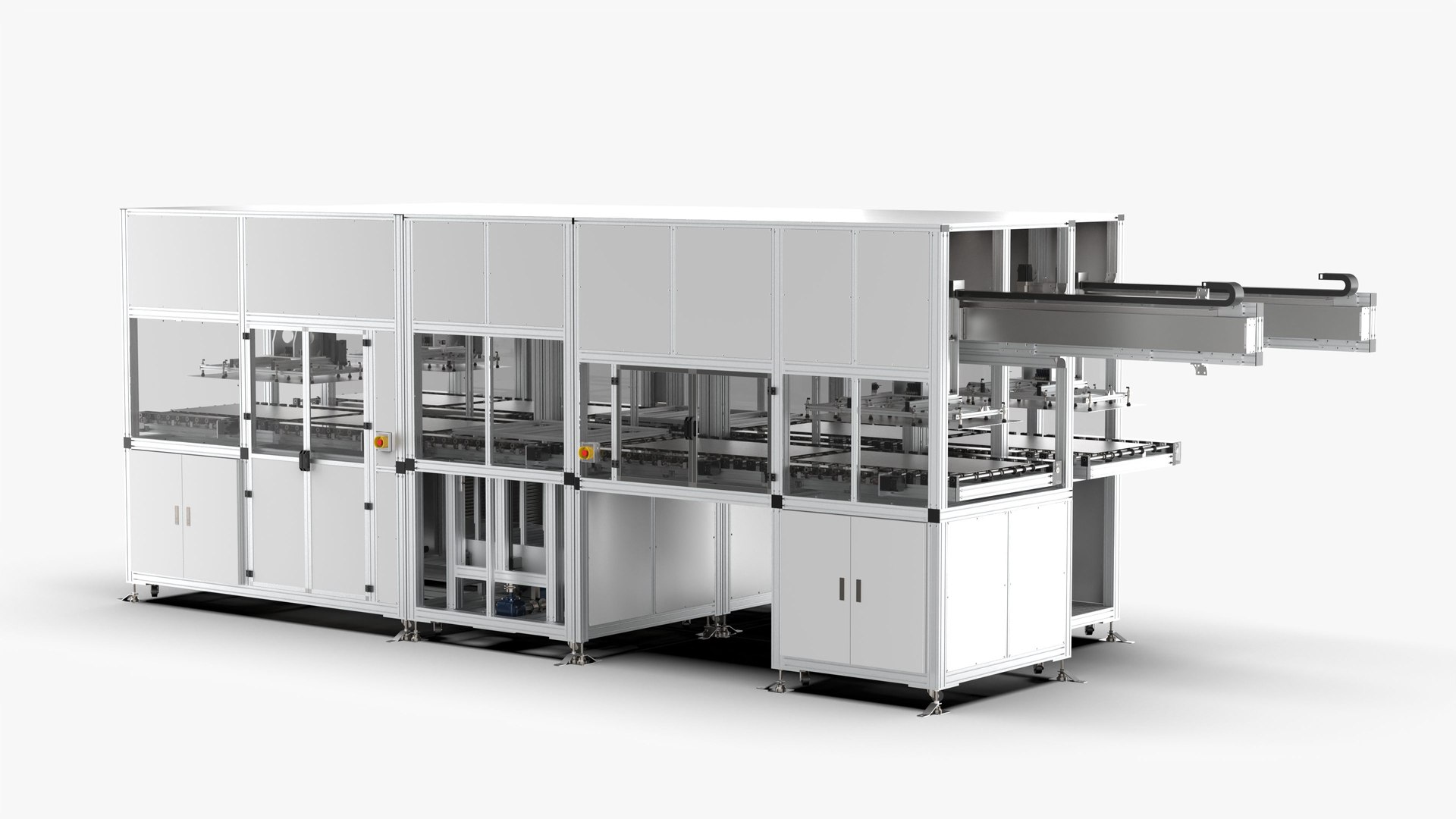 Automatic Panel Temporary Storage Conveyor Line 3D Model - TurboSquid ...