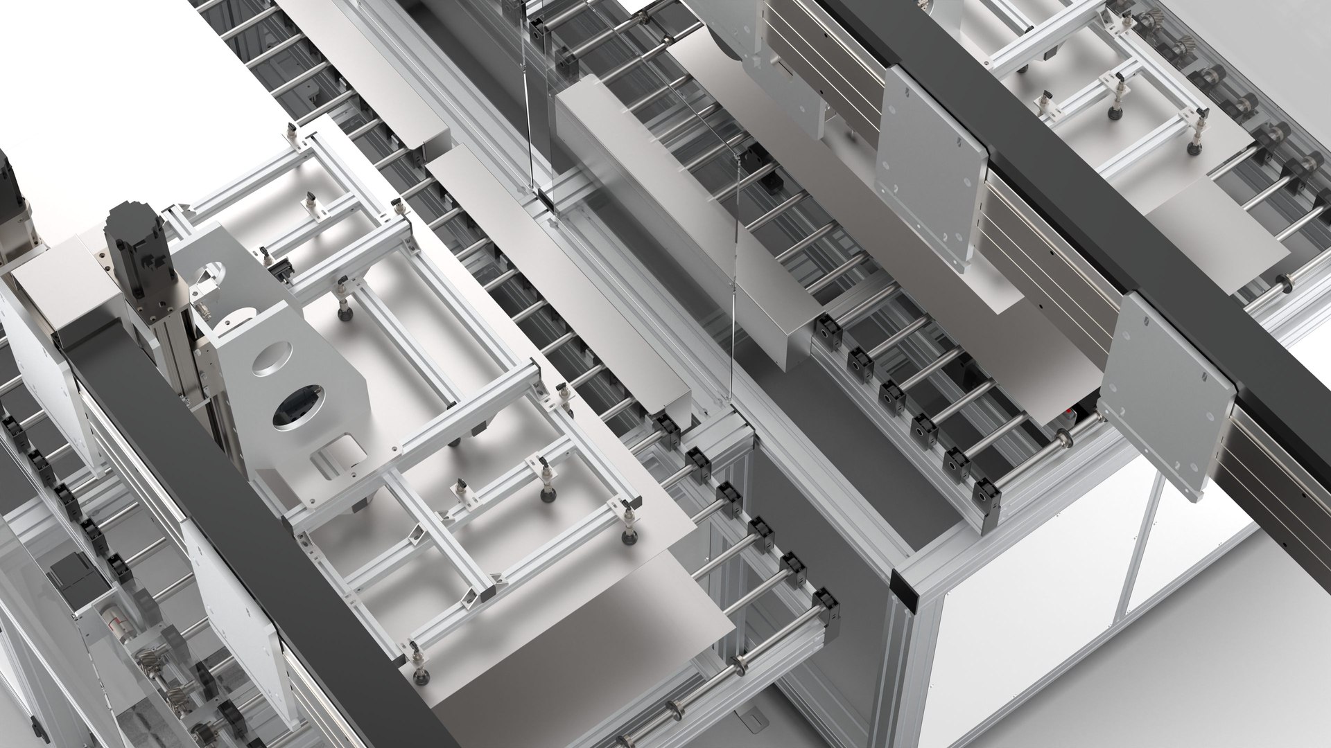 Automatic Panel Temporary Storage Conveyor Line 3D Model - TurboSquid ...