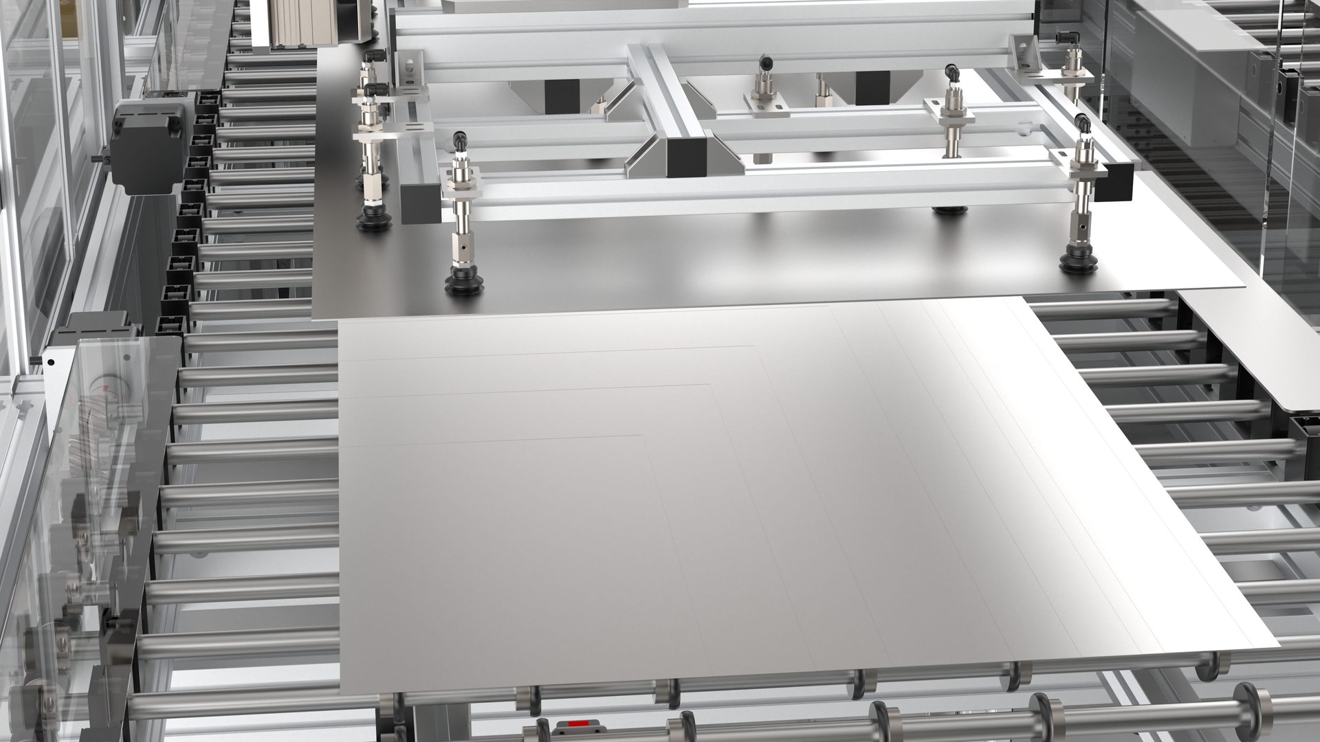 Automatic Panel Temporary Storage Conveyor Line 3D Model - TurboSquid ...