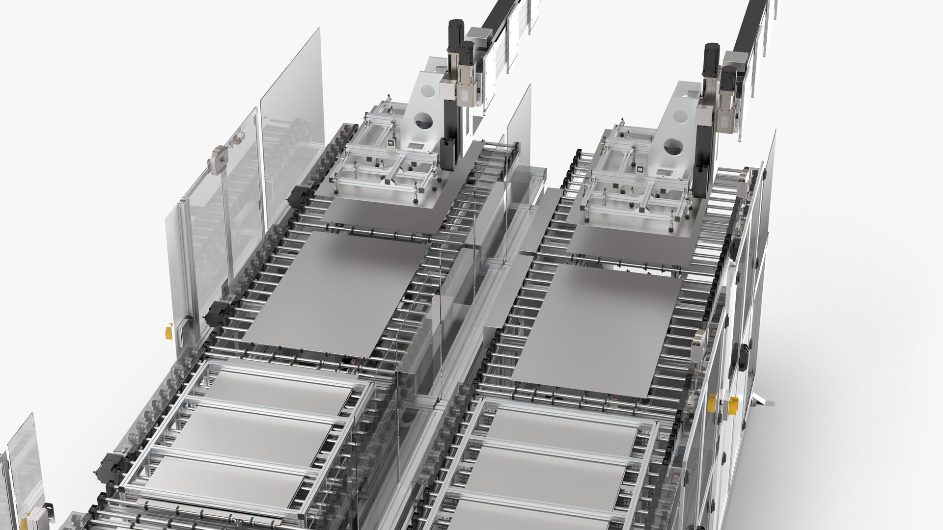 Automatic Panel Temporary Storage Conveyor Line 3D Model - TurboSquid ...