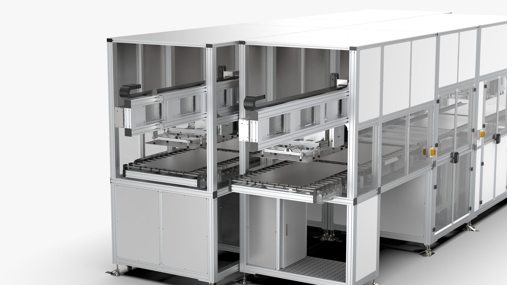 Automatic Panel Temporary Storage Conveyor Line 3D Model - TurboSquid ...