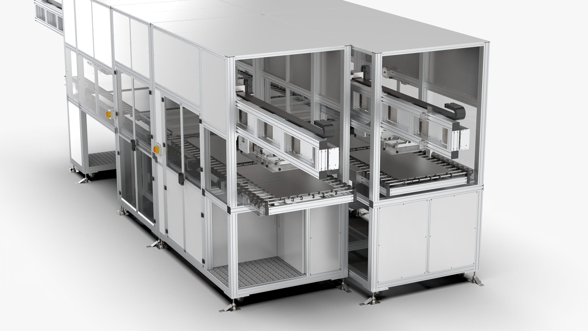 Automatic Panel Temporary Storage Conveyor Line 3D Model - TurboSquid ...