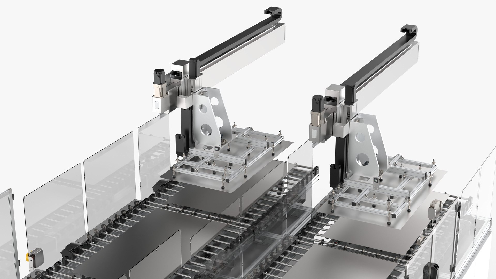 Automatic Panel Temporary Storage Conveyor Line 3D Model - TurboSquid ...