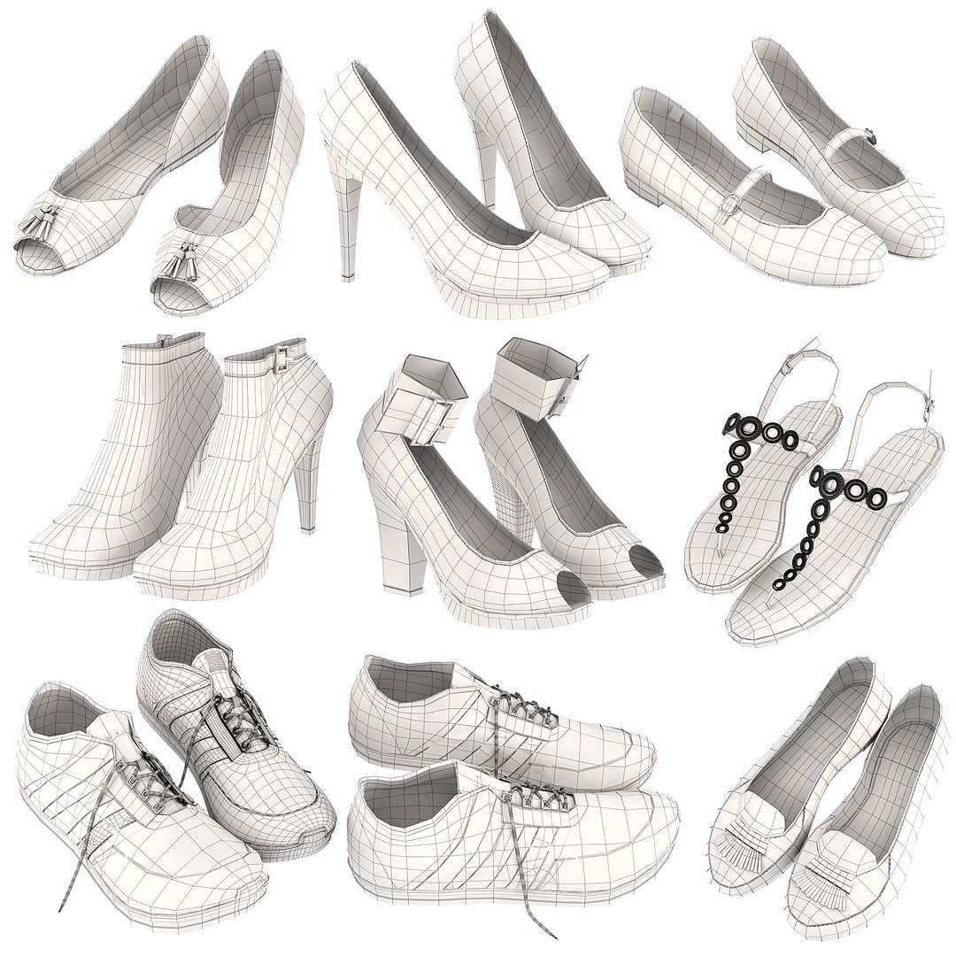 3D Large Shoe Model - TurboSquid 1471350