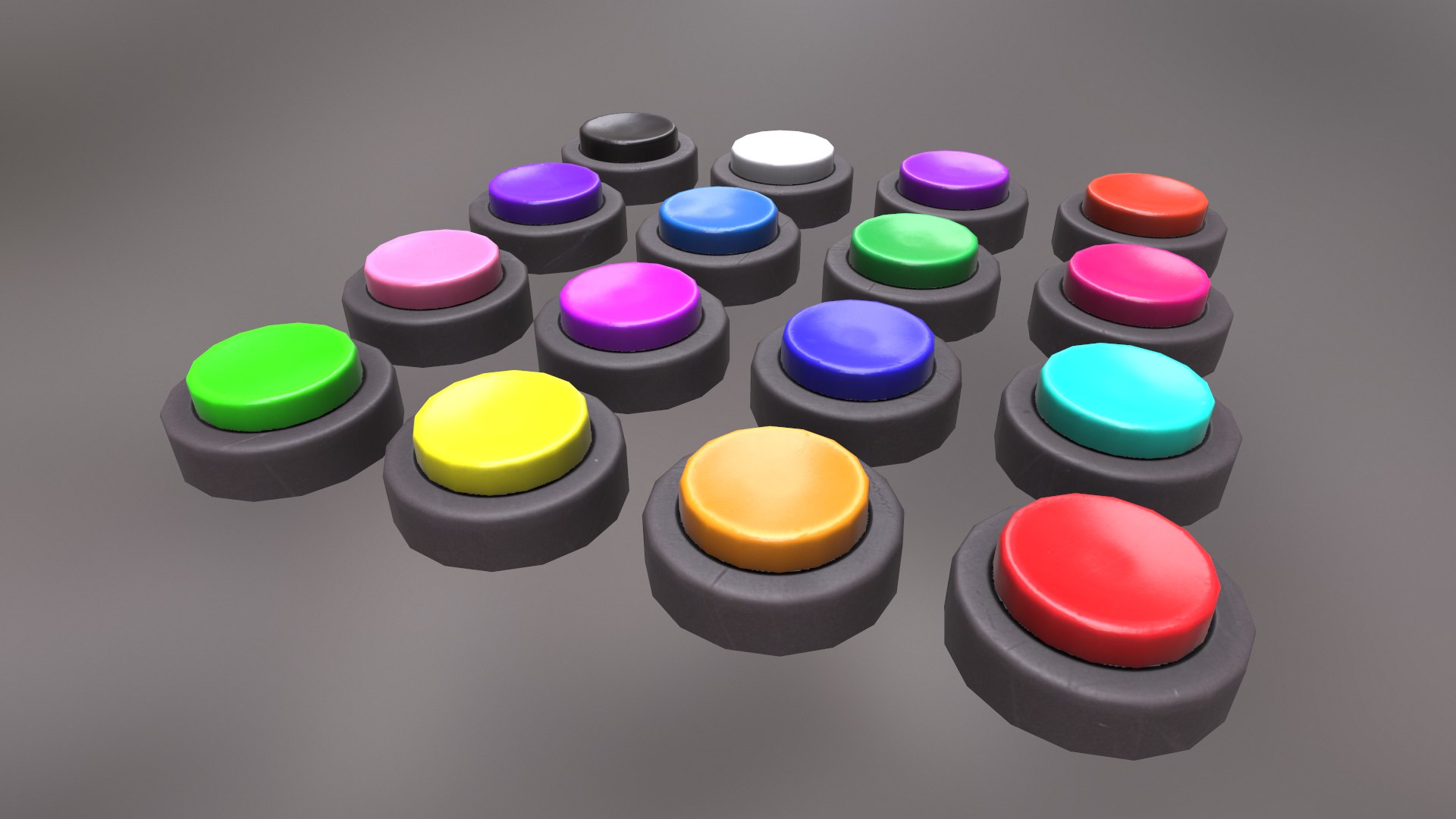 Buttons 3D Model - TurboSquid 1883408