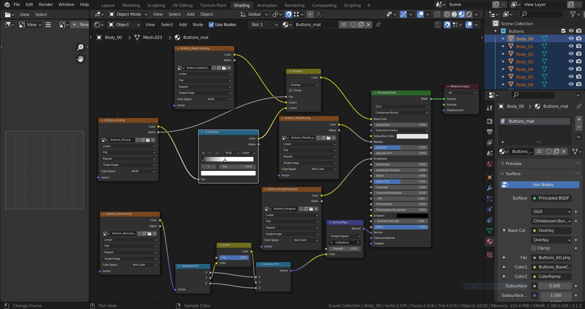 Buttons 3D Model - TurboSquid 1883408