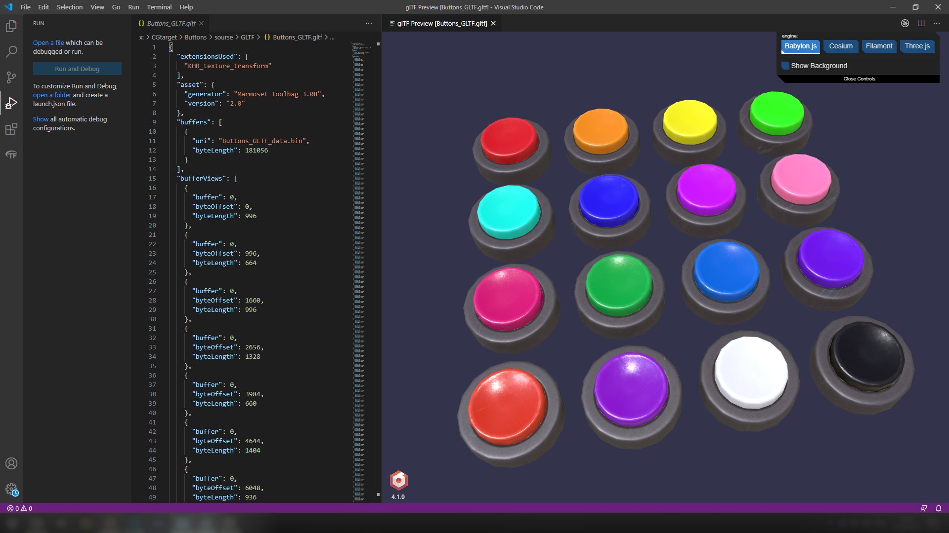 Buttons 3D Model - TurboSquid 1883408