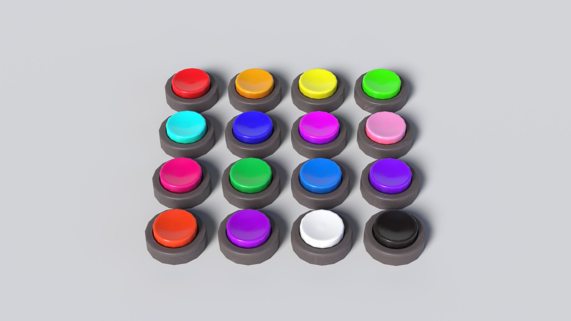 Buttons 3D Model - TurboSquid 1883408