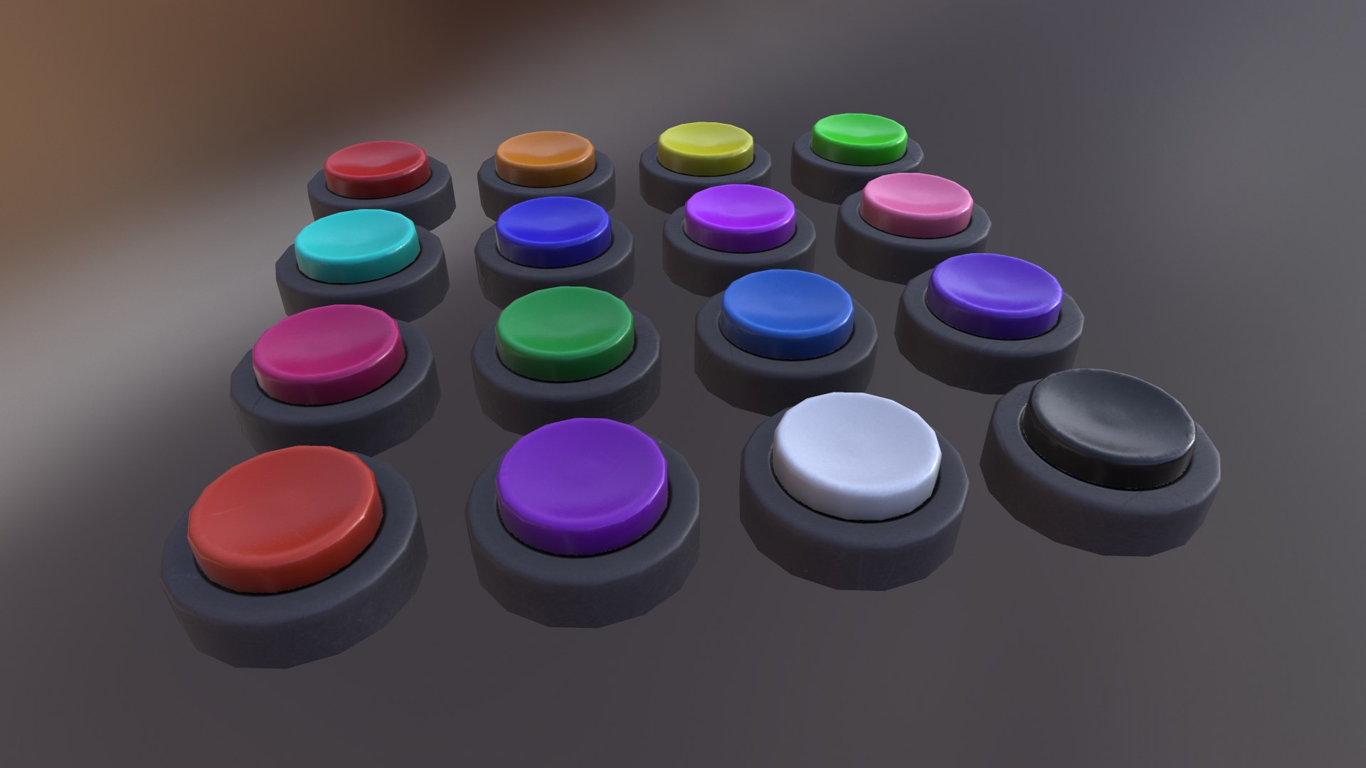 Buttons 3D Model - TurboSquid 1883408