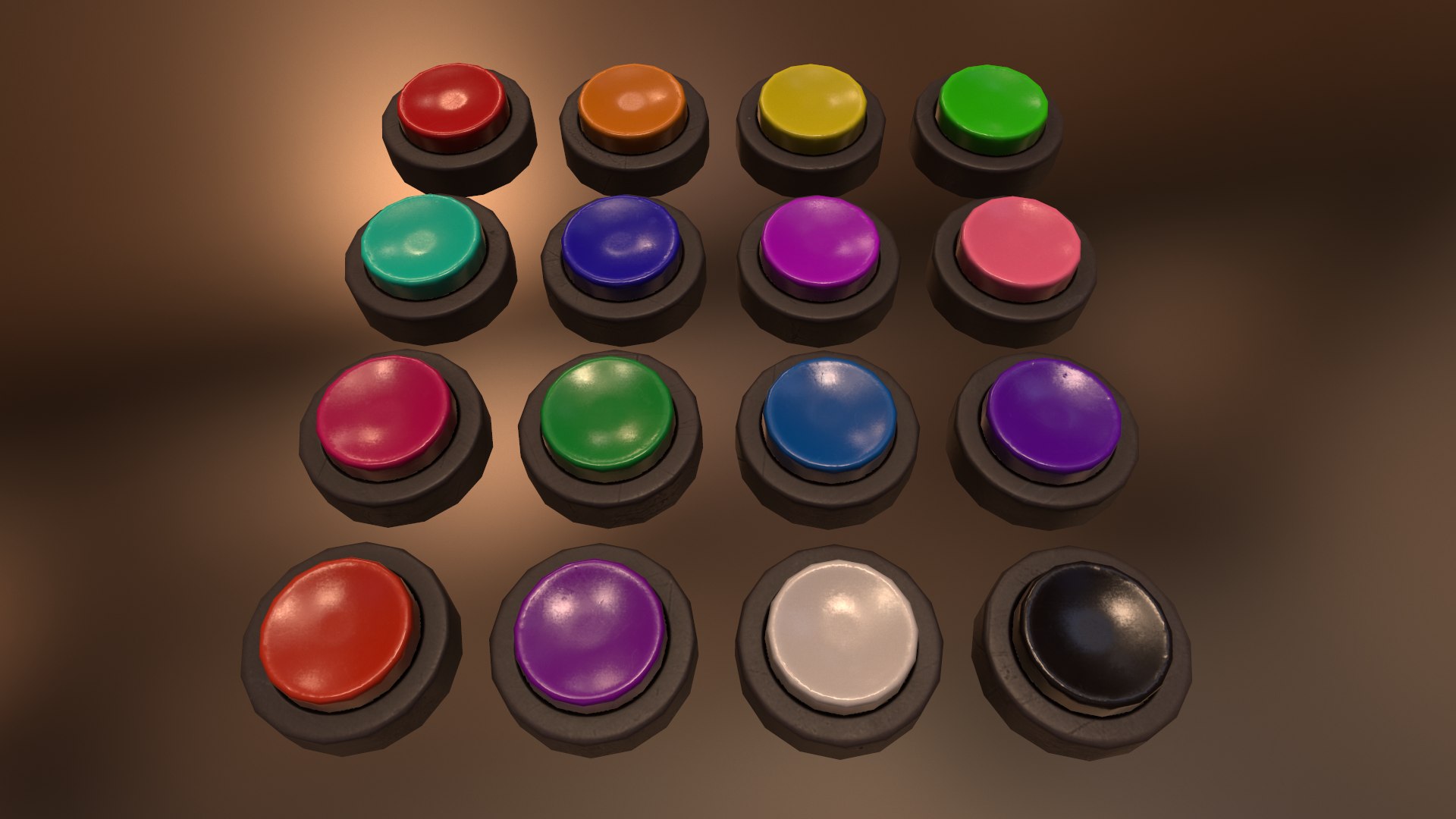 Buttons 3D Model - TurboSquid 1883408