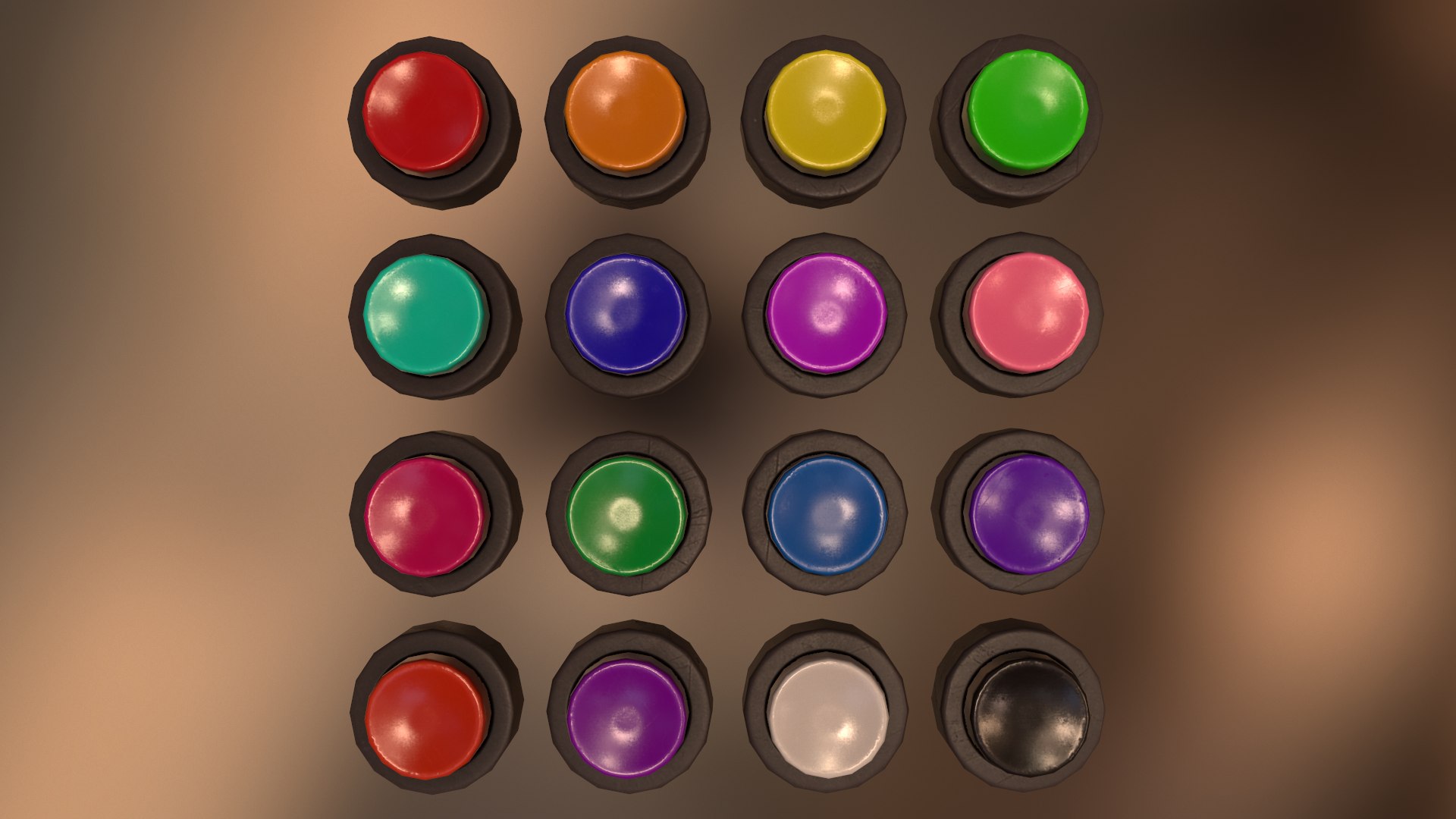 Buttons 3D Model - TurboSquid 1883408