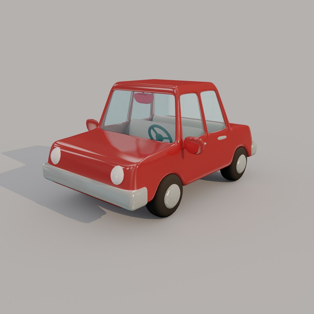 Cartoon car 3D model - TurboSquid 1586513