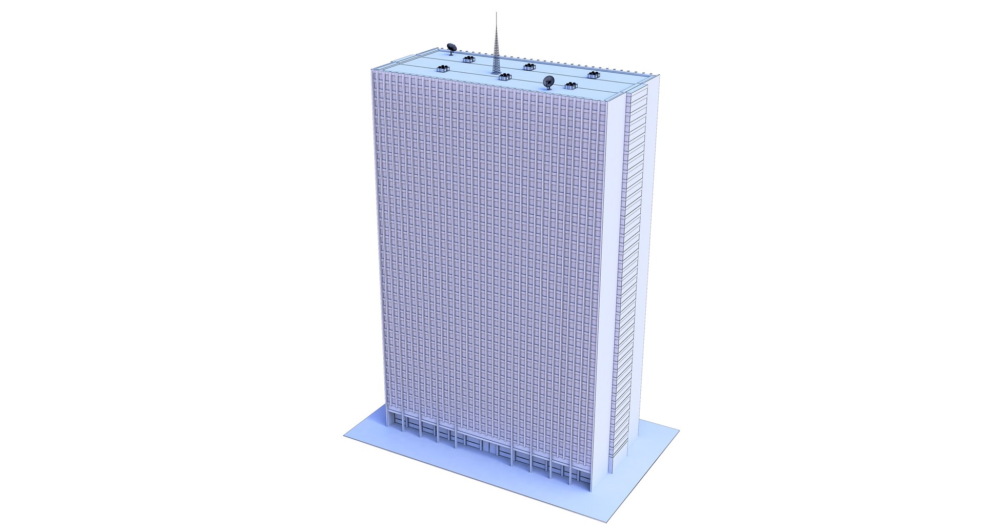 3D skyscraper building model - TurboSquid 1384402