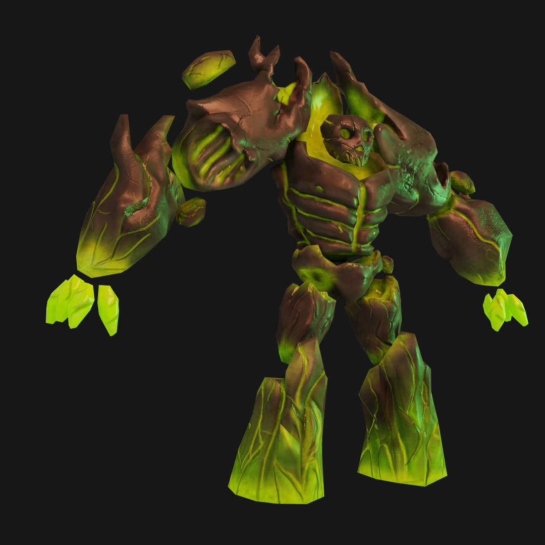 Creature Golem Character 3D Model - TurboSquid 1690713