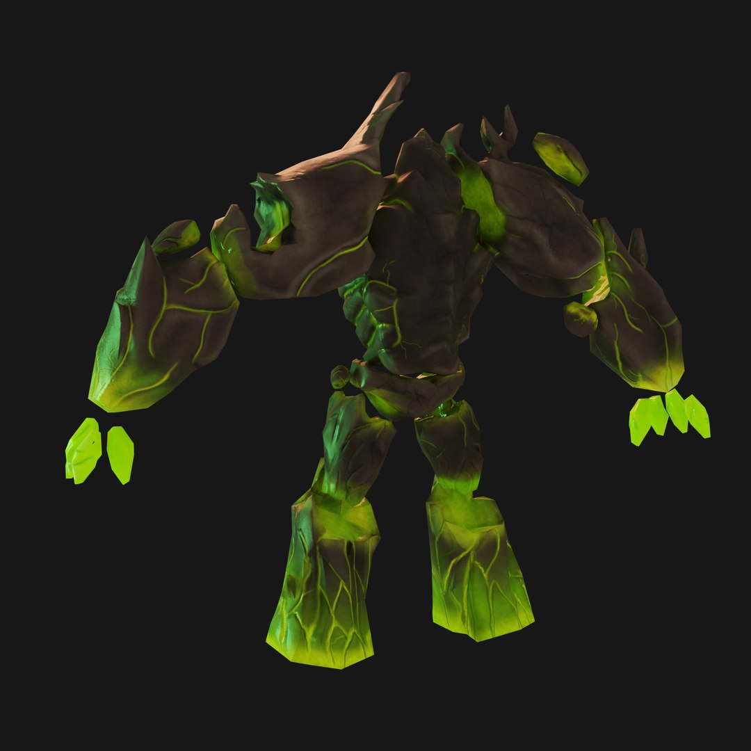 Creature Golem Character 3D Model - TurboSquid 1690713