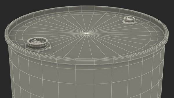 3D model 95 octane metal barrel - TurboSquid 1703658