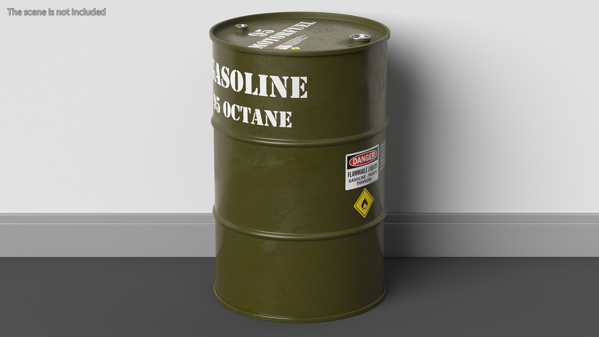 3D Model 95 Octane Metal Barrel - TurboSquid 1703658