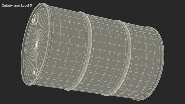 3D model 95 octane metal barrel - TurboSquid 1703658