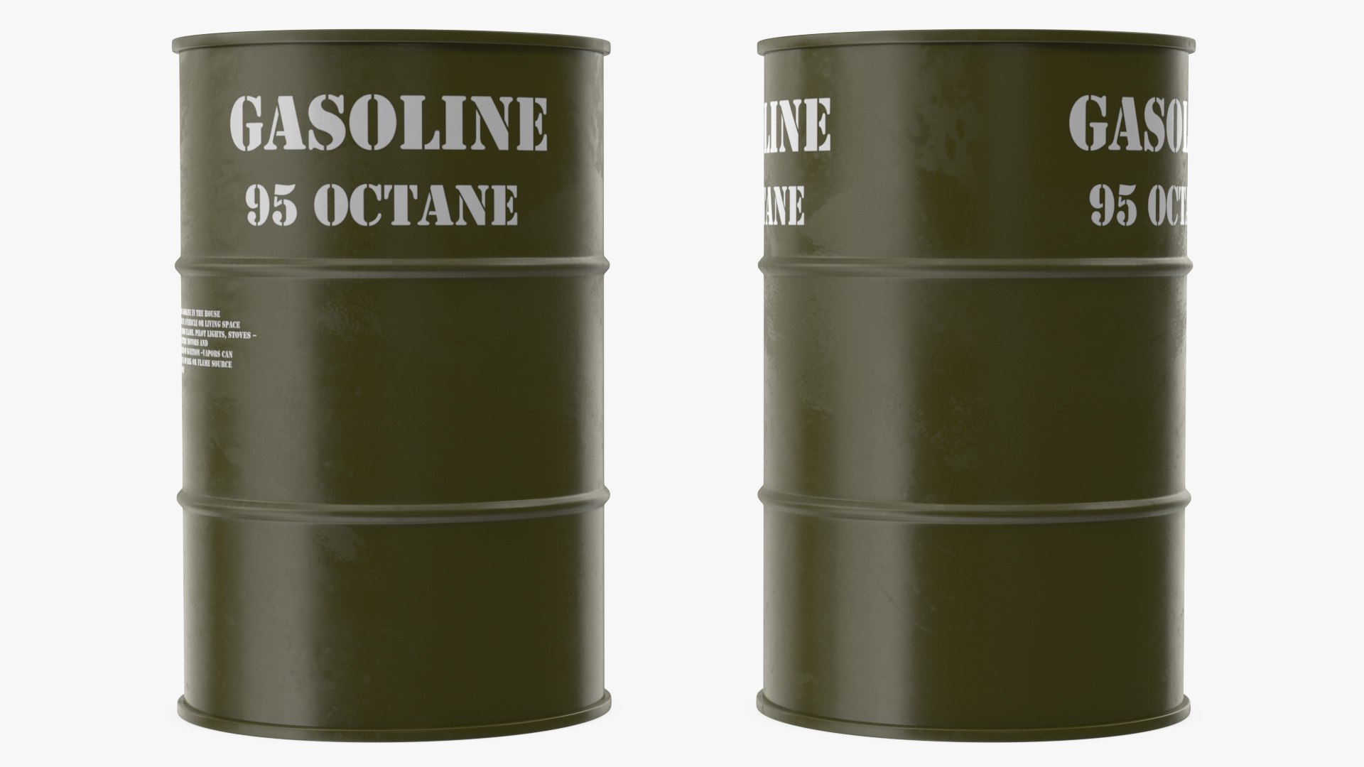 3D Model 95 Octane Metal Barrel - TurboSquid 1703658