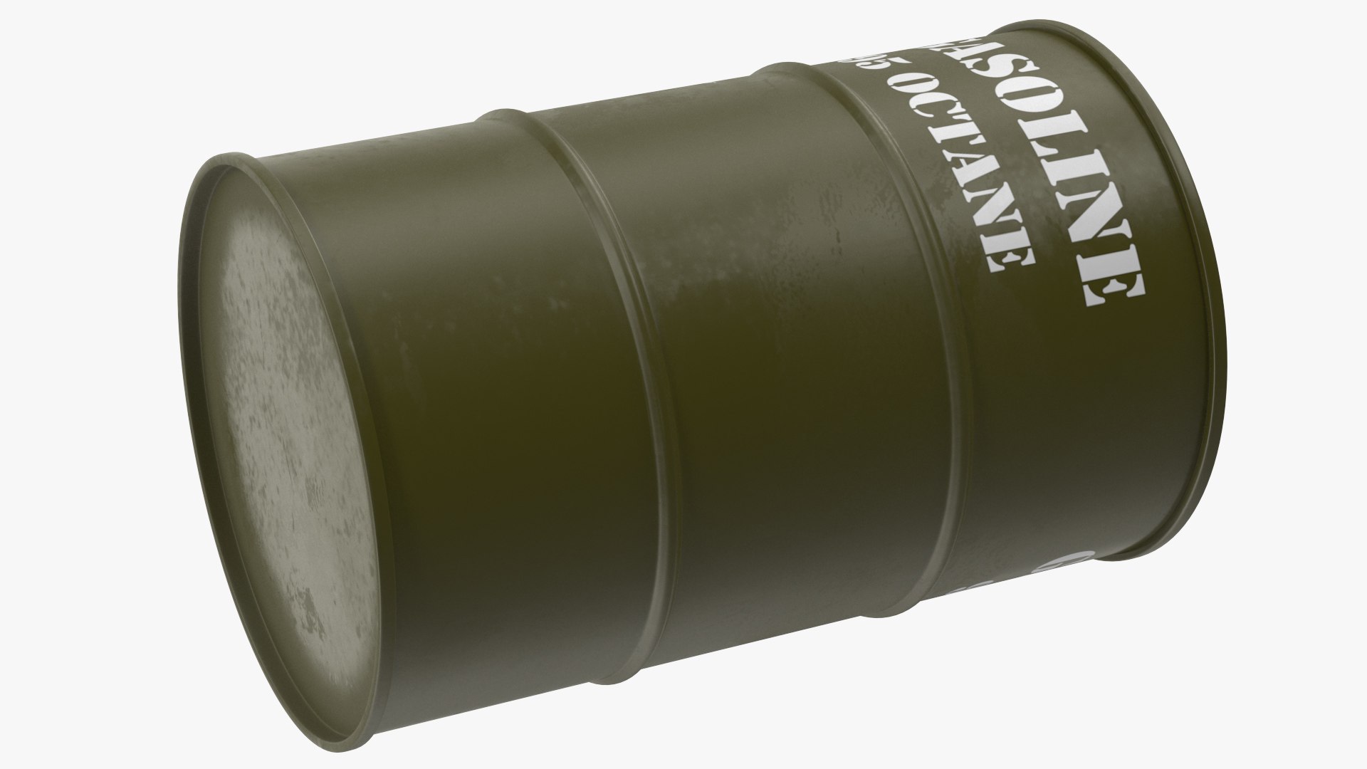 3D Model 95 Octane Metal Barrel - TurboSquid 1703658