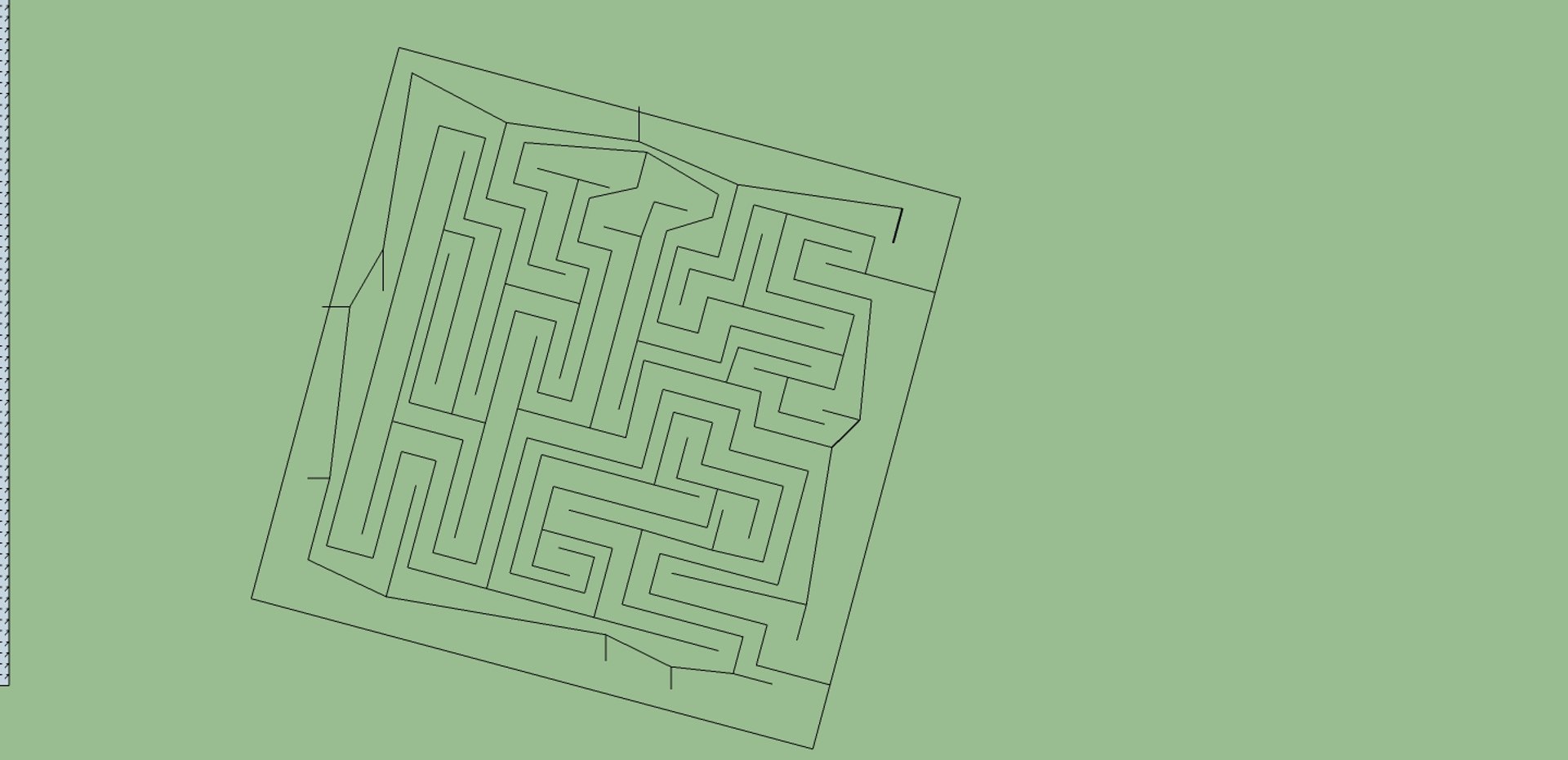 3d Mountains Maze