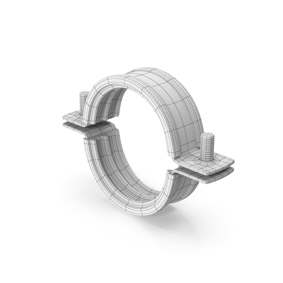 3D Metal Pipe Clamp - TurboSquid 2003731