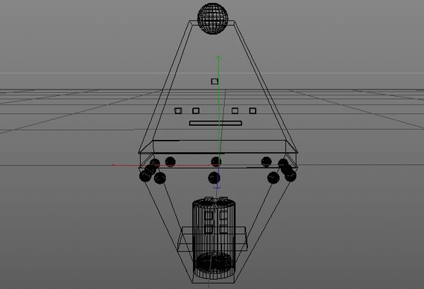 Diamond ufo blue glowing 3D model - TurboSquid 1612539