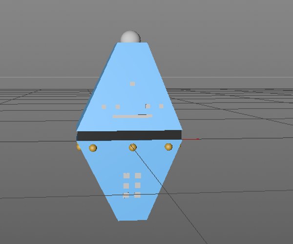 Diamond ufo blue glowing 3D model - TurboSquid 1612539