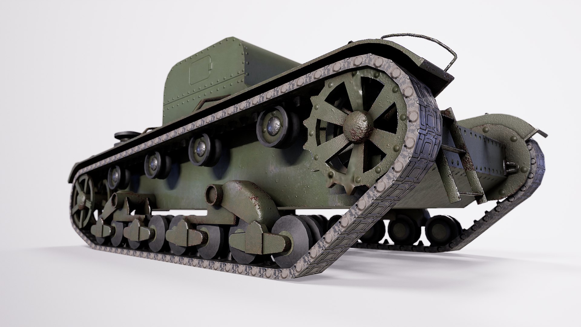 Artillery Tractor T-26T Mod 1933 Year 3D Model - TurboSquid 1776662