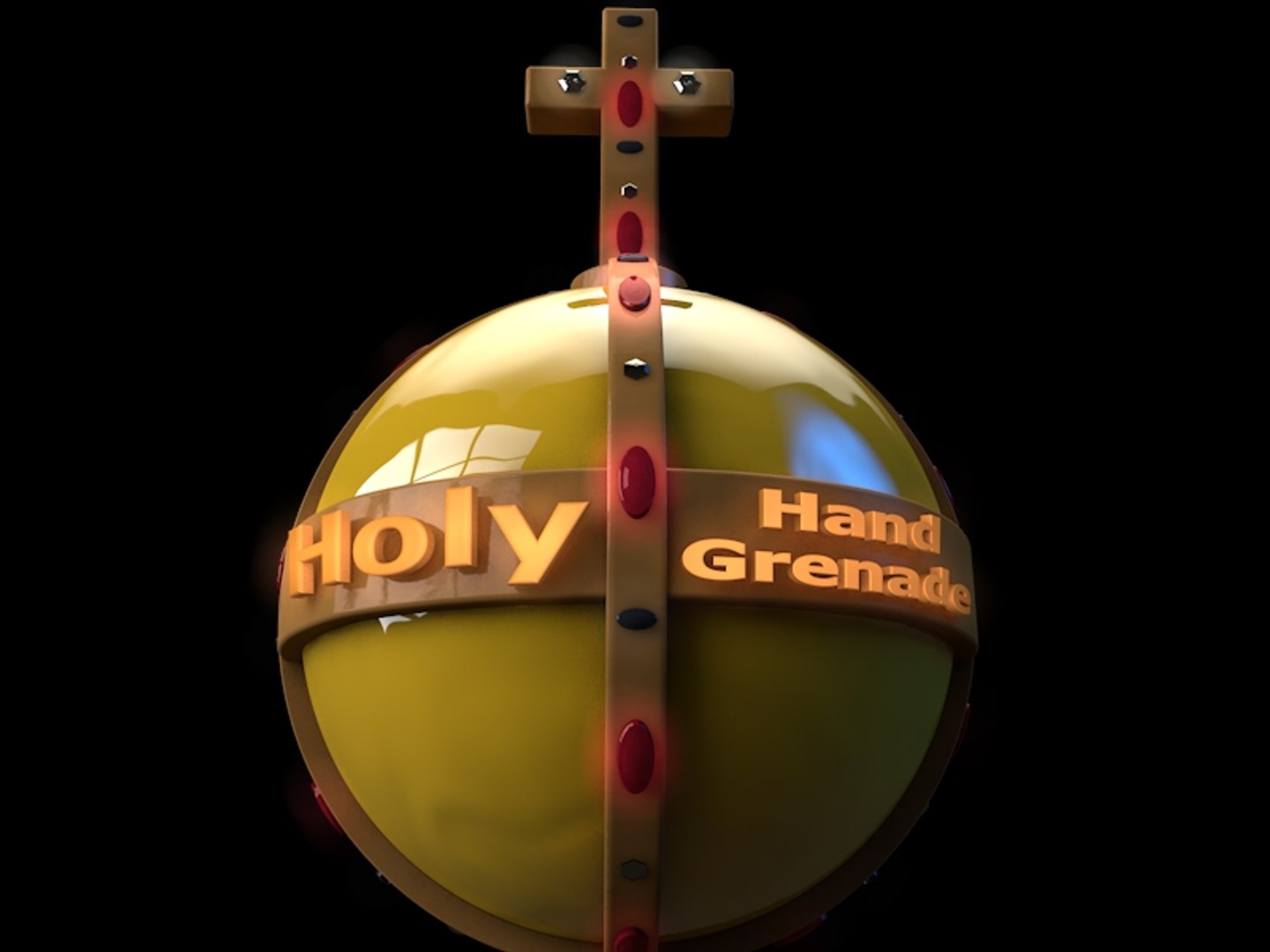 Free Holy Hand Grenade 3d Model