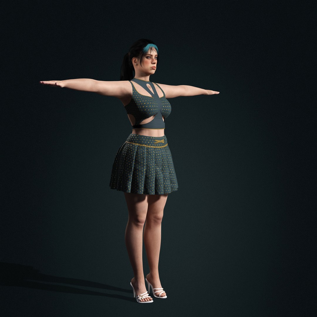 Billie Eilish 3D Model - Hyper Realistic 3D Model - TurboSquid 2254603