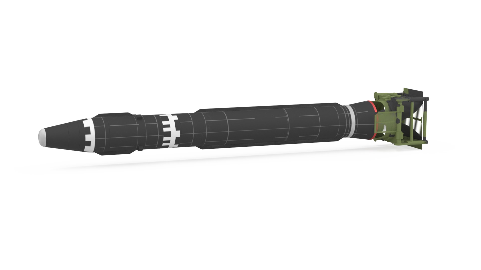 Hwasong-15 Intercontinental Ballistic Missile 3D Model - TurboSquid 2116735