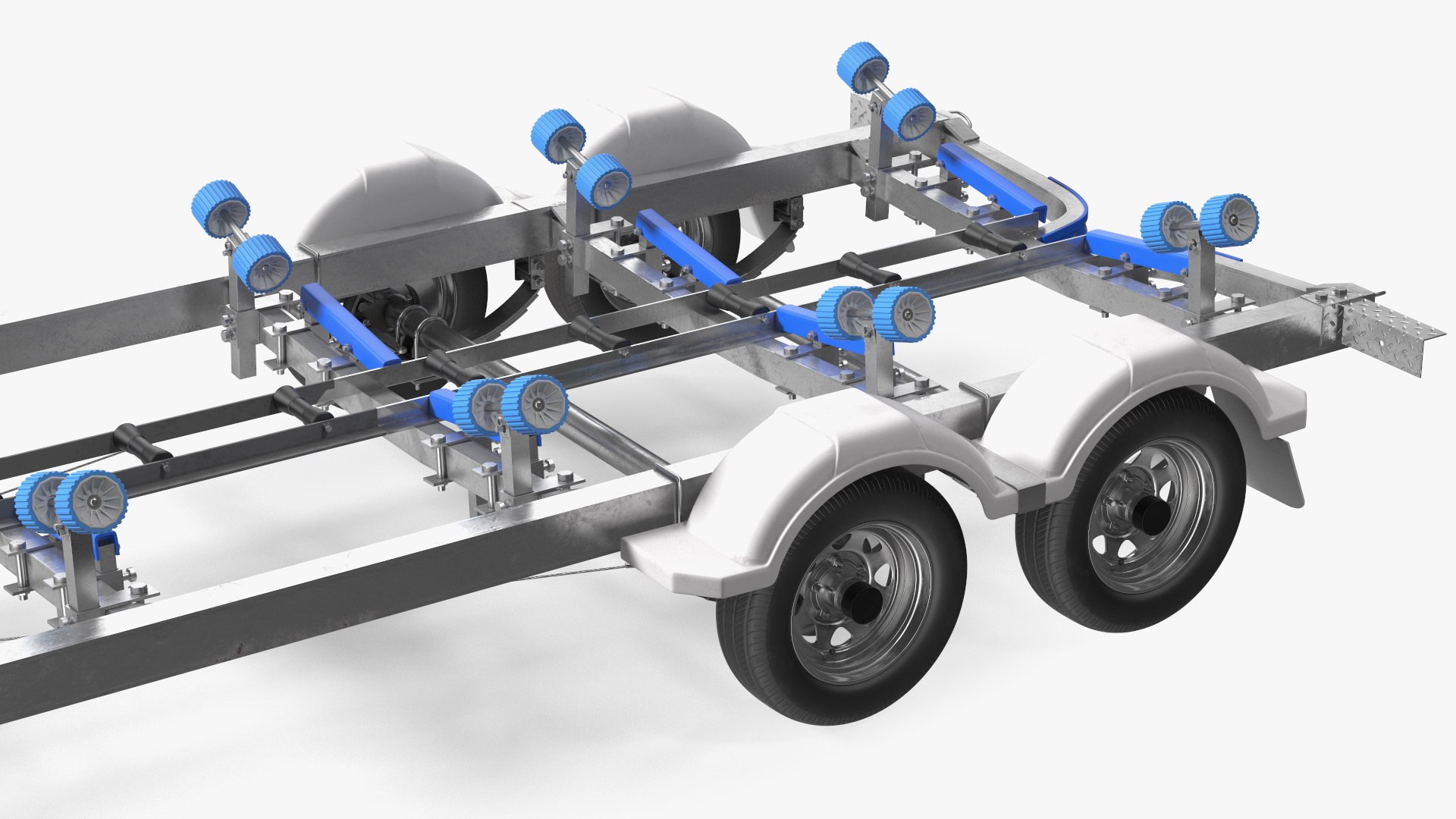 3D model Boat Trailer 7m - TurboSquid 1947461