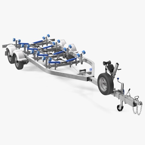 3D model Boat Trailer 7m - TurboSquid 1947461