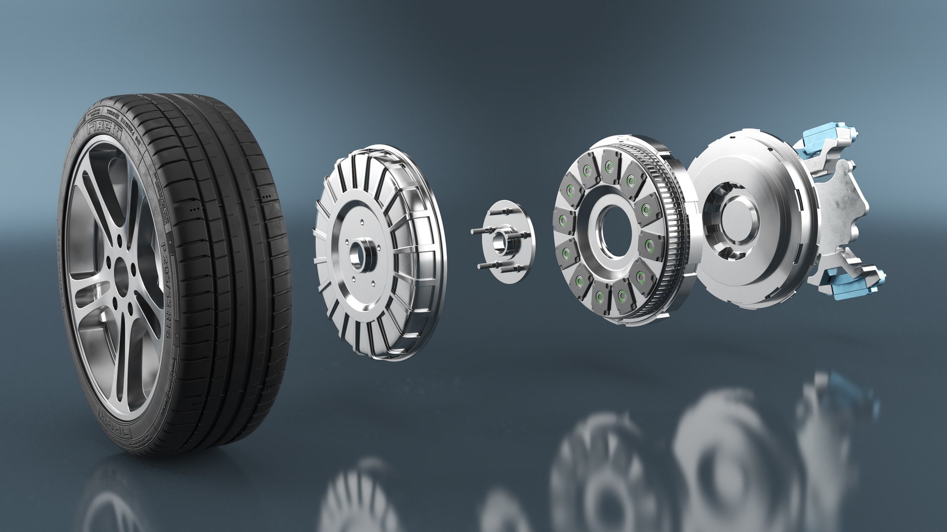 Modular Electric Wheel Motor Breakdown 3D - TurboSquid 2395952