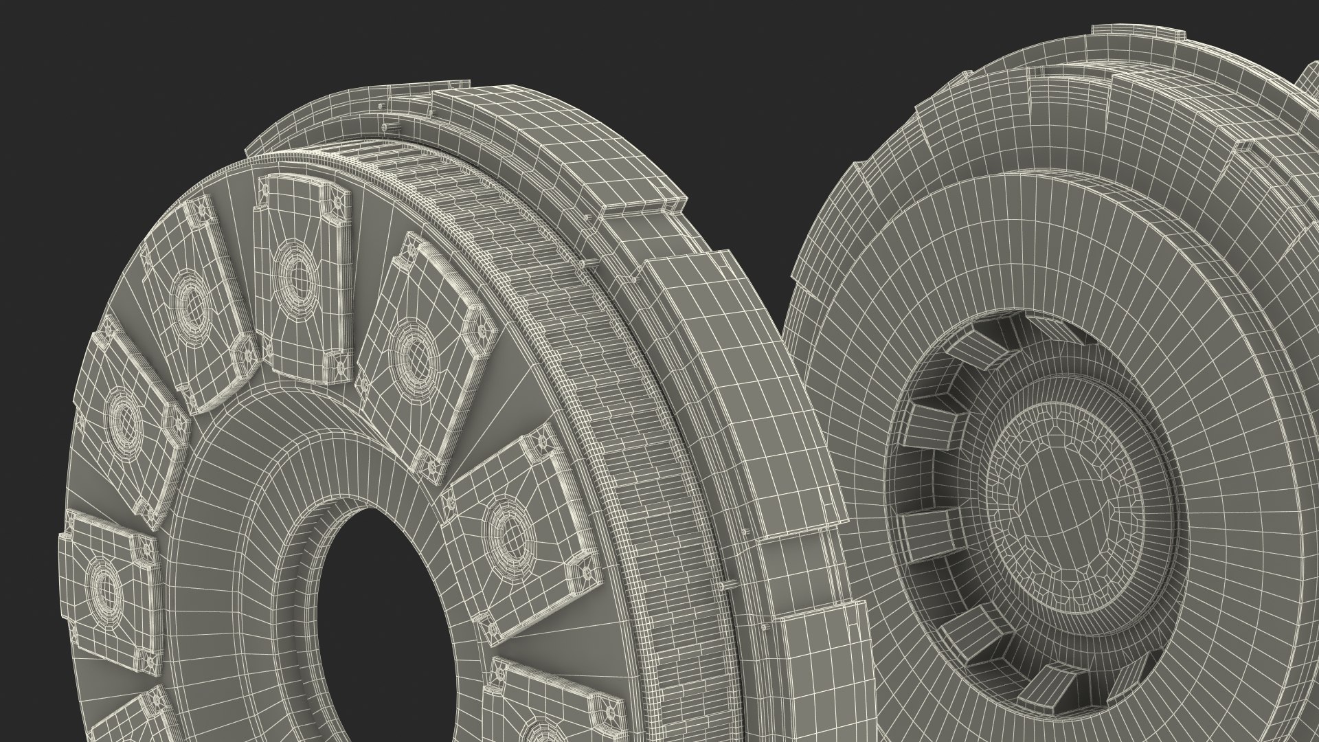 Modular Electric Wheel Motor Breakdown 3D - TurboSquid 2395952