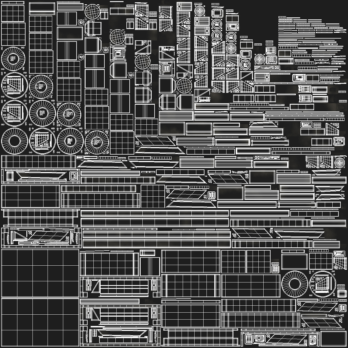 Seacom terminal chassis iso 3D - TurboSquid 1372513