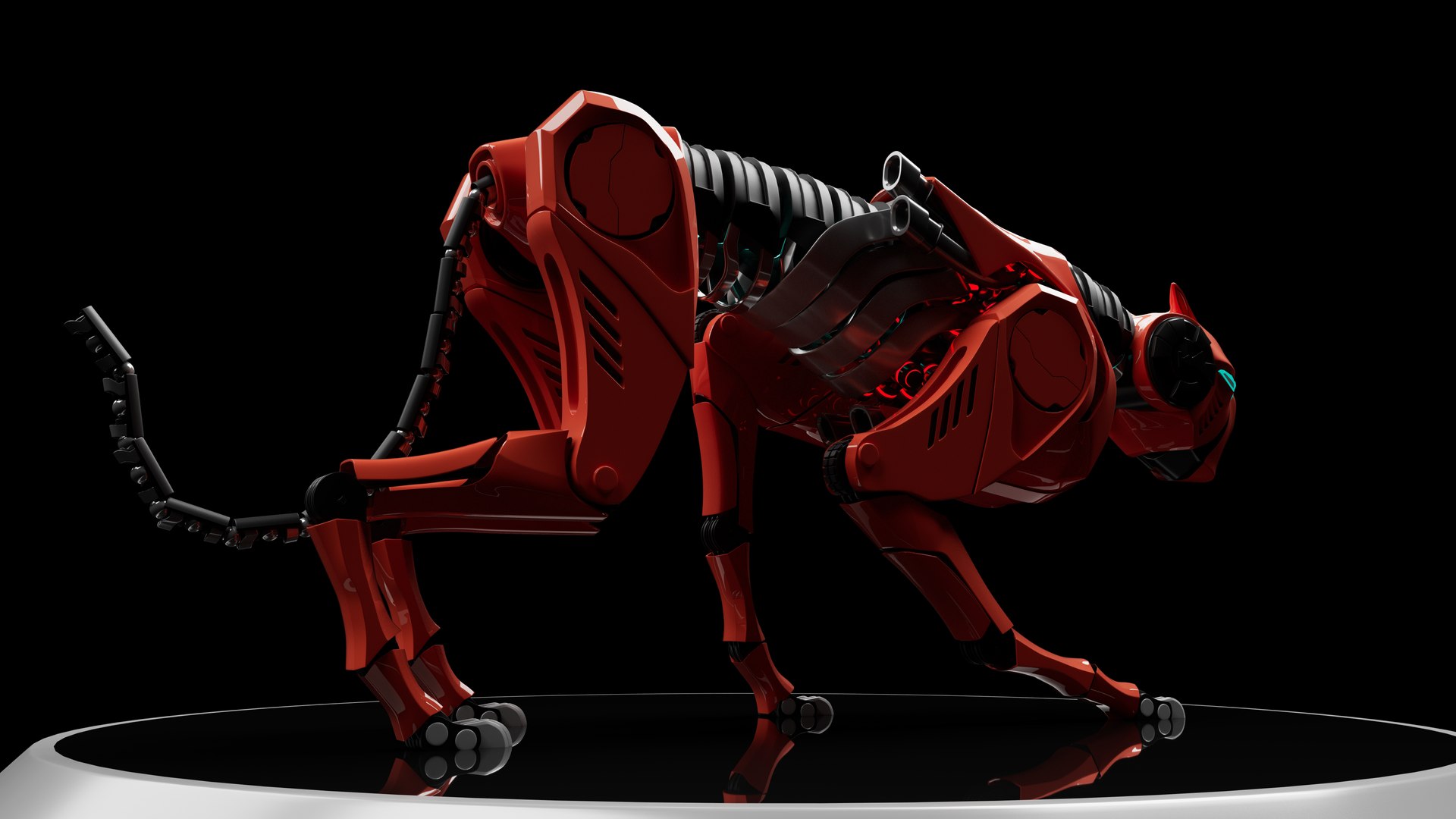 3D Mechanical Cheetah Model - TurboSquid 2224985