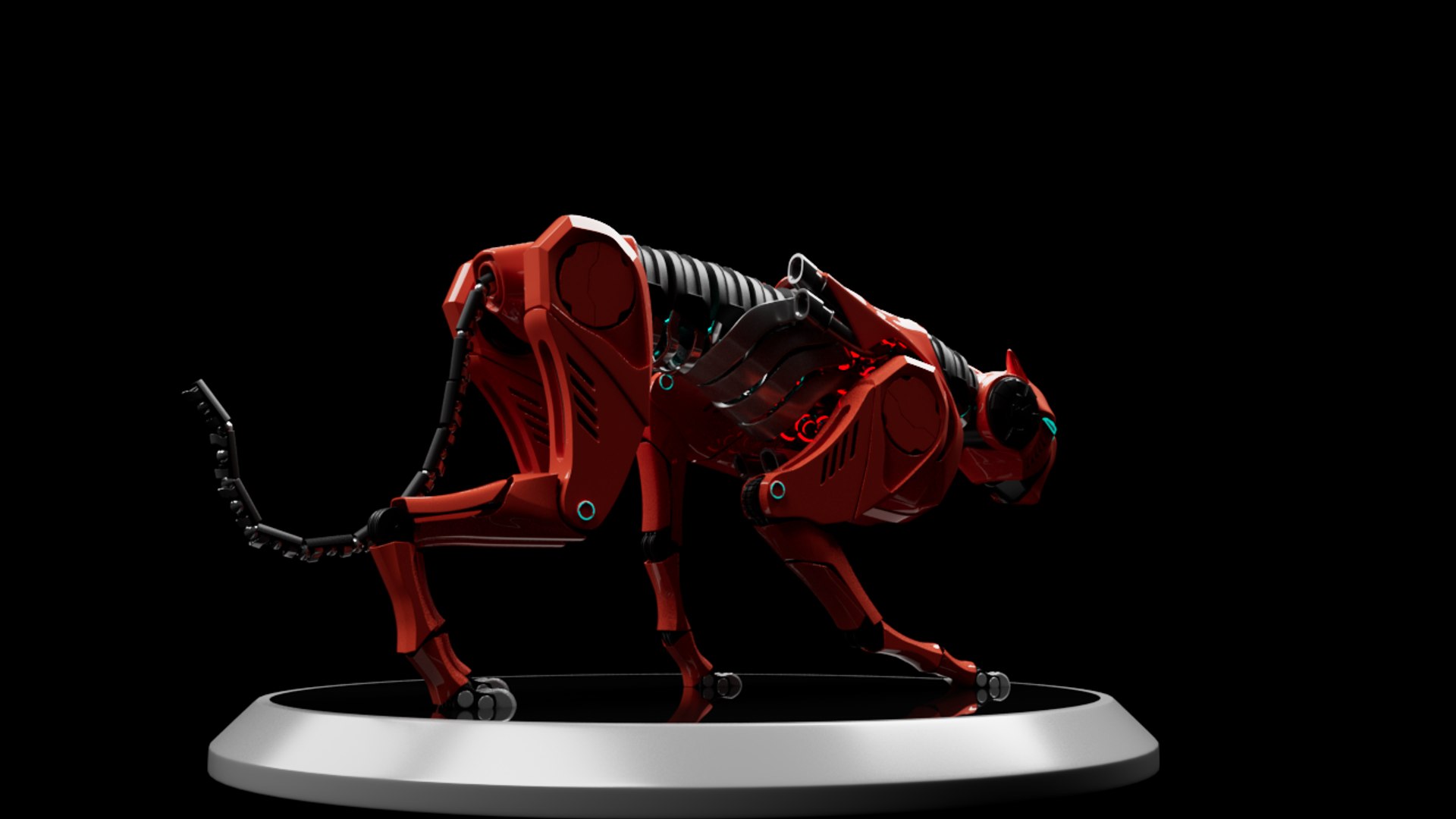 3D Mechanical Cheetah Model - TurboSquid 2224985