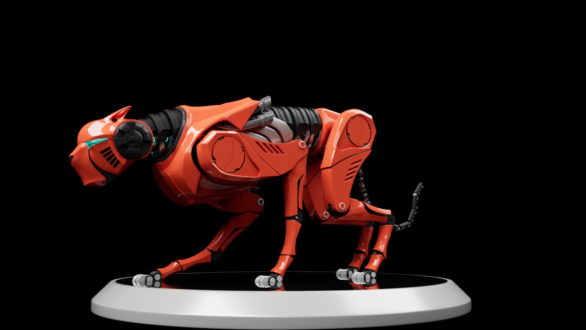 3D Mechanical Cheetah Model - TurboSquid 2224985