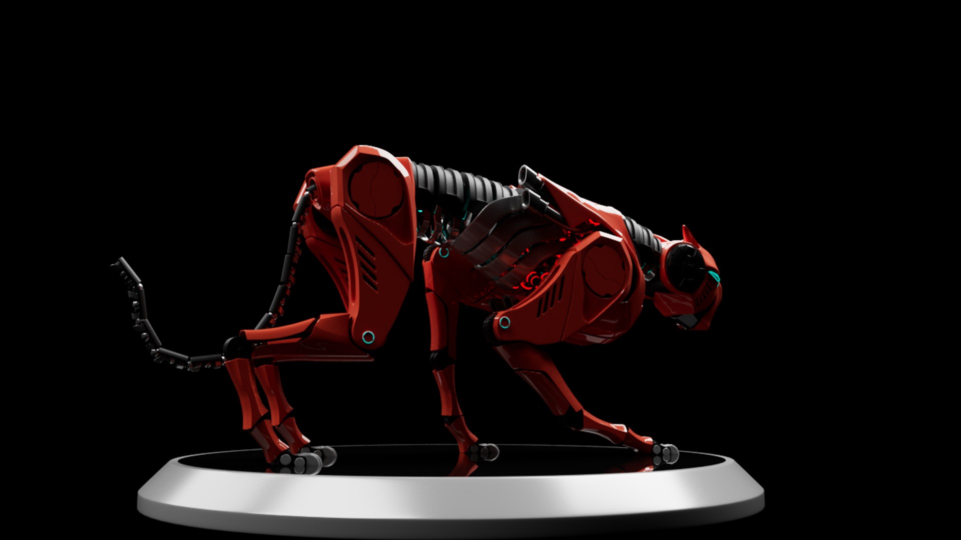 3D Mechanical Cheetah Model - TurboSquid 2224985
