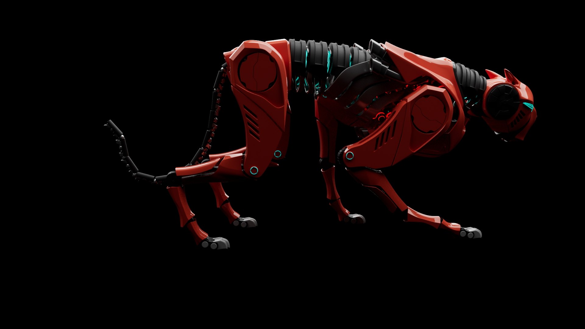 3D Mechanical Cheetah Model - TurboSquid 2224985