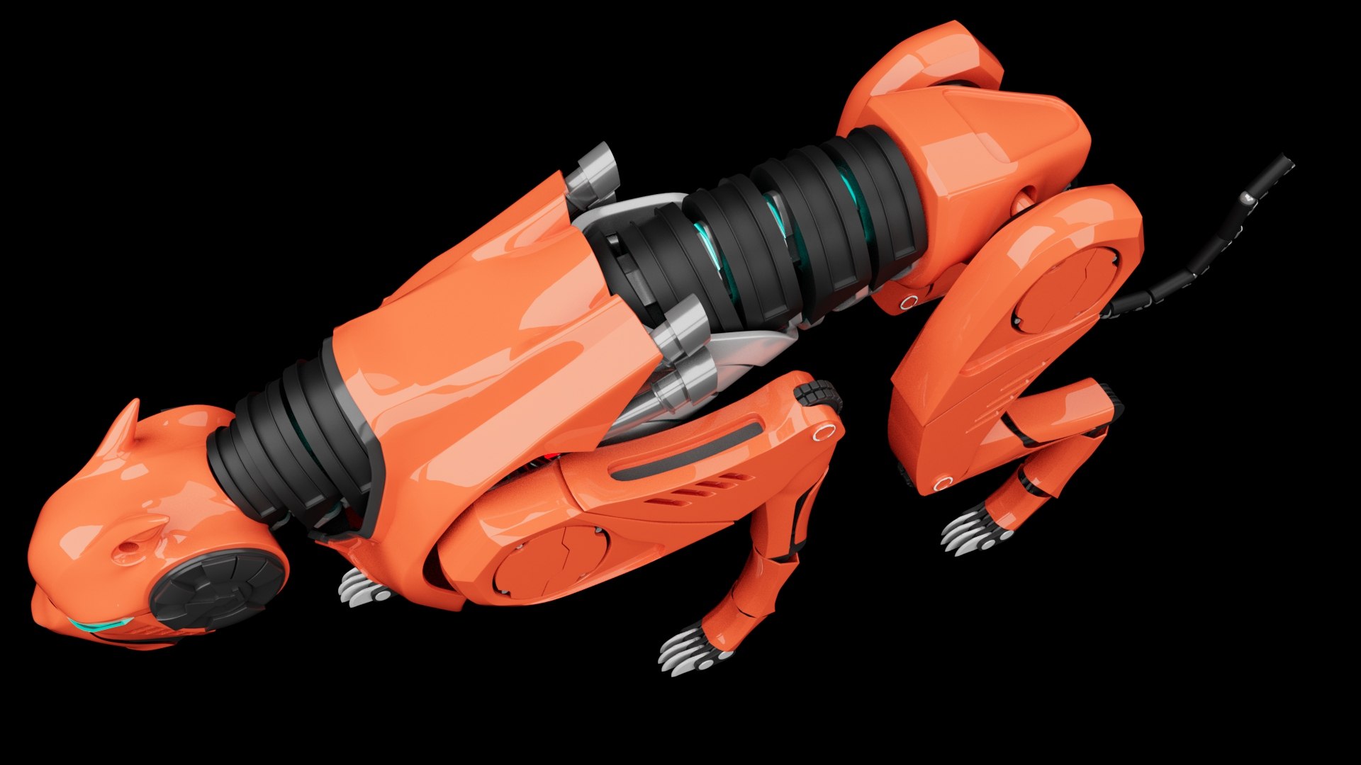 3D Mechanical Cheetah Model - TurboSquid 2224985